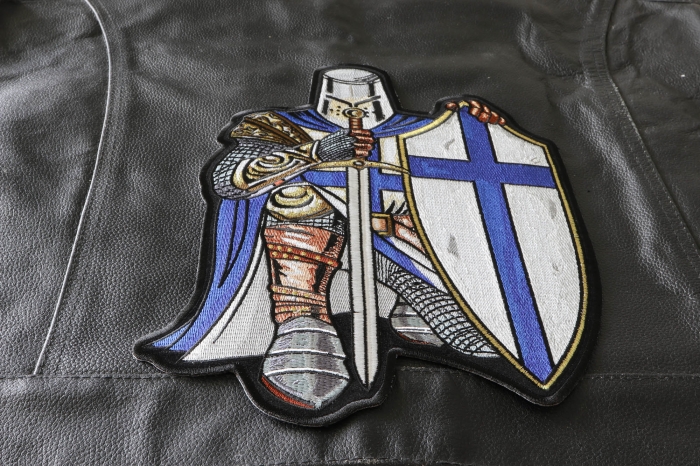 Large Knight Patch for Back of Biker Jackets by Ivamis Patches