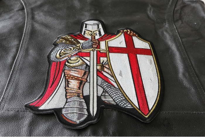 Large Knight Patch for Back of Leather Jackets by Ivamis Patches