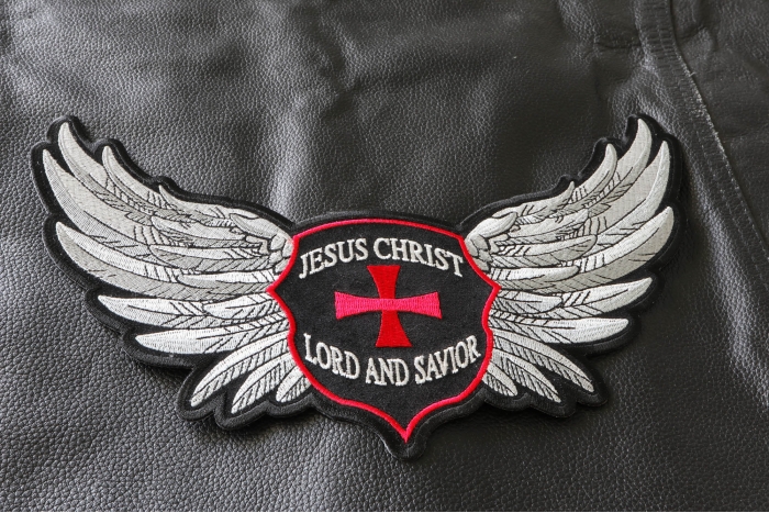Large Christian Patch for Back of Motorcycle Jackets by Ivamis Patches