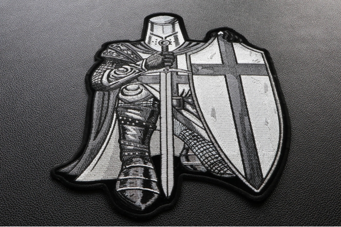 Large Knight Patch for Back of Motorcycle Jackets by Ivamis Patches