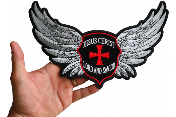 Large Christian Patch for Back of Motorcycle Jackets by Ivamis Patches