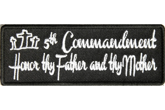 5th Commandment Patch