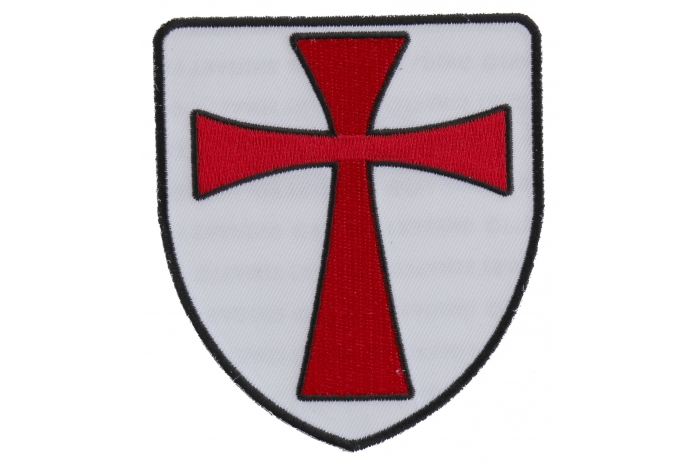 Knights Templar Shield Patch | Embroidered Patches by Ivamis Patches