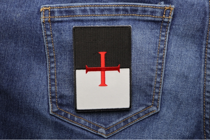 Knights Templar Flag Patch | Embroidered Patches by Ivamis Patches