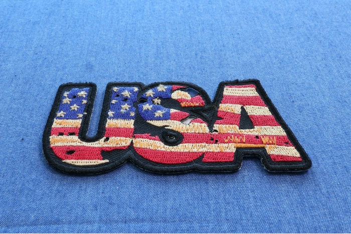 USA Vintage Patch Flag Embroidered Patch | Embroidered Patches by ...