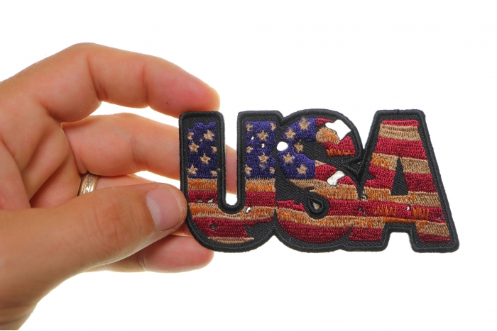 USA Vintage Patch Flag Embroidered Patch | Embroidered Patches by ...