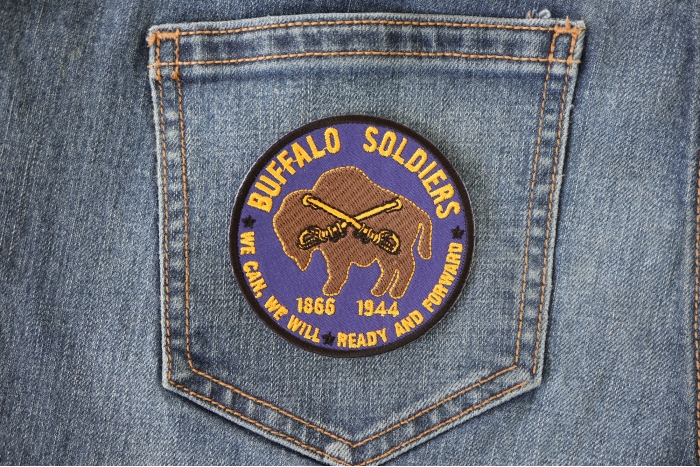 Buffalo Soldiers Patch We Can We Will Read and Forward by Ivamis Patches