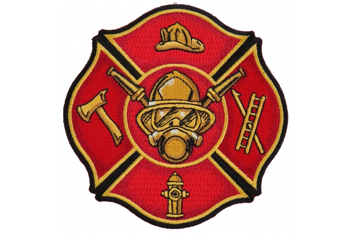 Fire Fighter Patch for Sewing or Ironing on to Jackets by Ivamis Patches