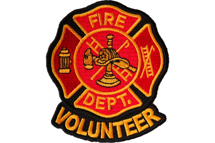 Volunteer Fire Dept Patch by Ivamis Patches