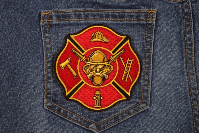 Fire Fighter Patch for Sewing or Ironing on to Jackets by Ivamis Patches