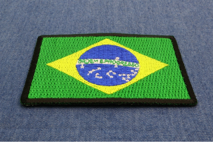 Brazil Flag Patch by Ivamis Patches