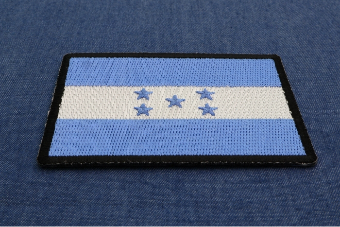 Honduras Flag Patch diagonal view