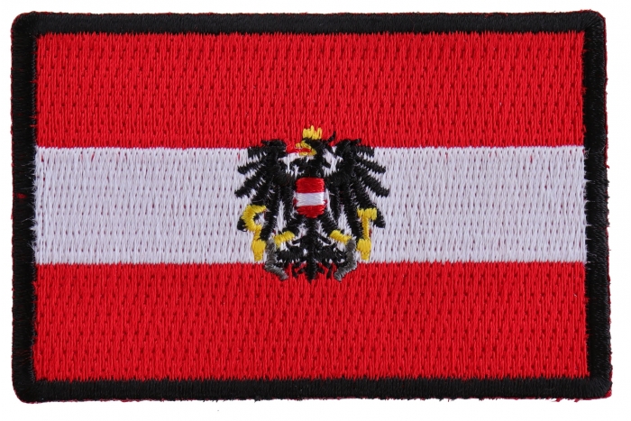 Austrian Flag Patch by Ivamis Patches