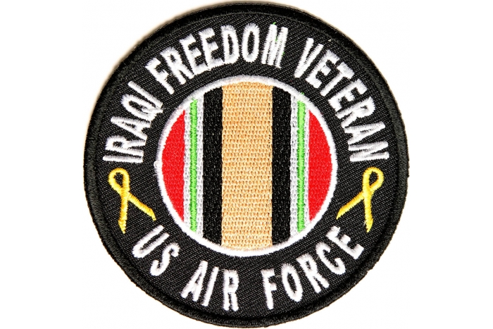 Iraqi Freedom Air Force Vet Patch Round