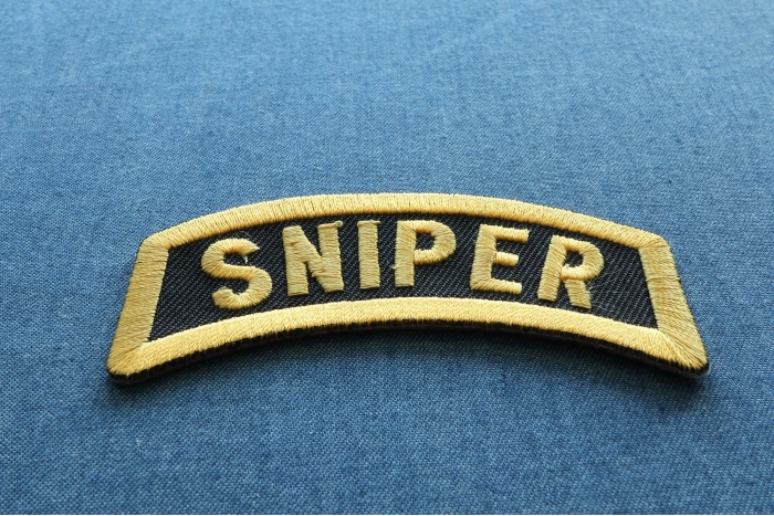 Sniper Rocker Patch | US Army Military Veteran Patches by Ivamis Patches