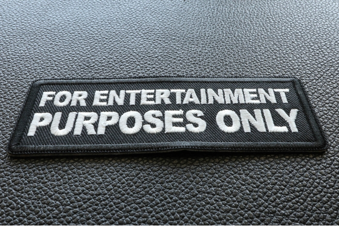 For Entertainment Purposes Only Patch by Ivamis Patches