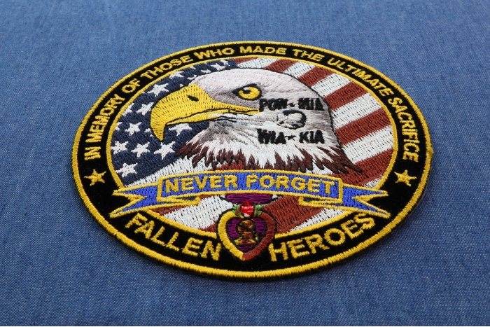 Fallen Heroes POW MIA WIA KIA Memorial Patch by Ivamis Patches