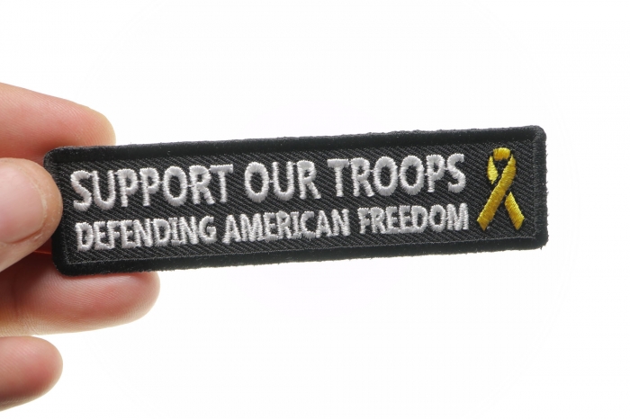 Support Our Troops Defending American Freedom Patch by Ivamis Patches