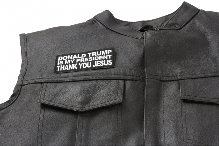 Donald Trump is My President Thank You Jesus Patch - 4x1.5 inch ...
