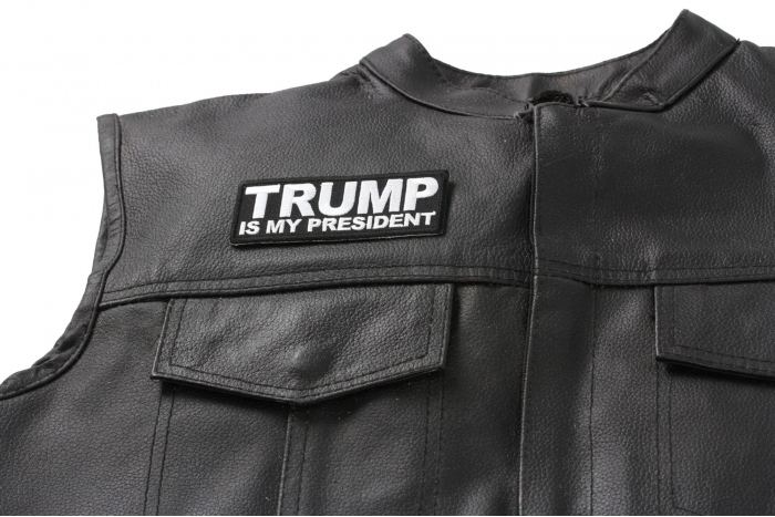 Trump is My President Patch - 4x1.5 inch. Embroidered Iron on Patch ...