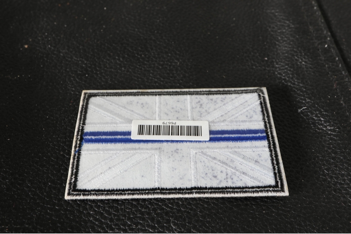 UK Flag Patch with Blue Line for Police - TheCheapPlace