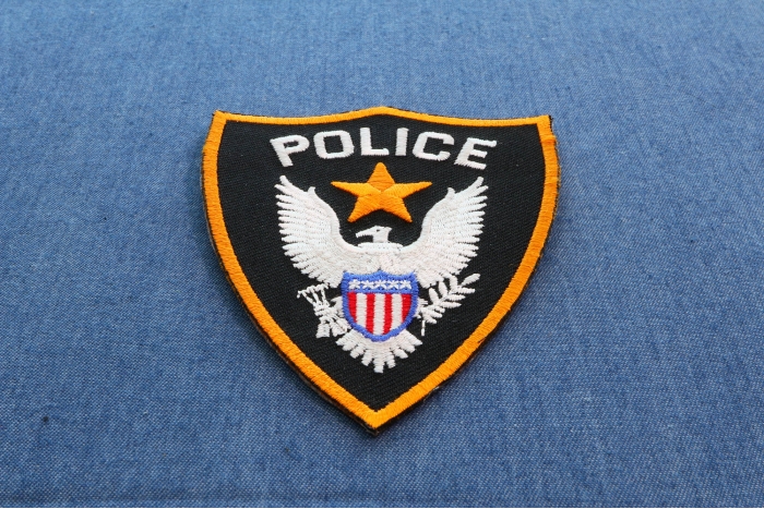 Police Patch - Embroidered Shield | Embroidered Patches by Ivamis Patches