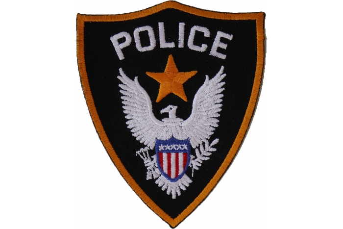 Police Patch - Embroidered Shield | Embroidered Patches by Ivamis Patches