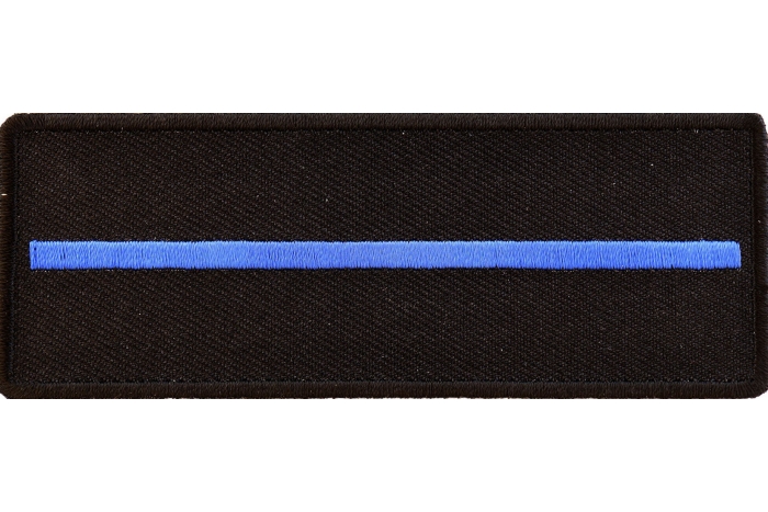 Thin Blue Line Patch For Law Enforcement | Embroidered Patches by ...