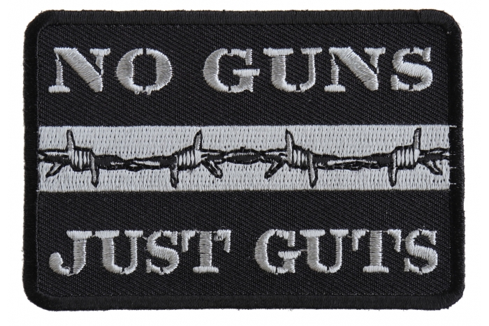 Thin Silver Line Patch For Correctional Officers | Embroidered Patches ...