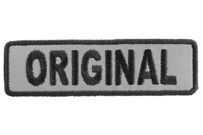 Original Patch In Reflective | Embroidered Patches by Ivamis Patches
