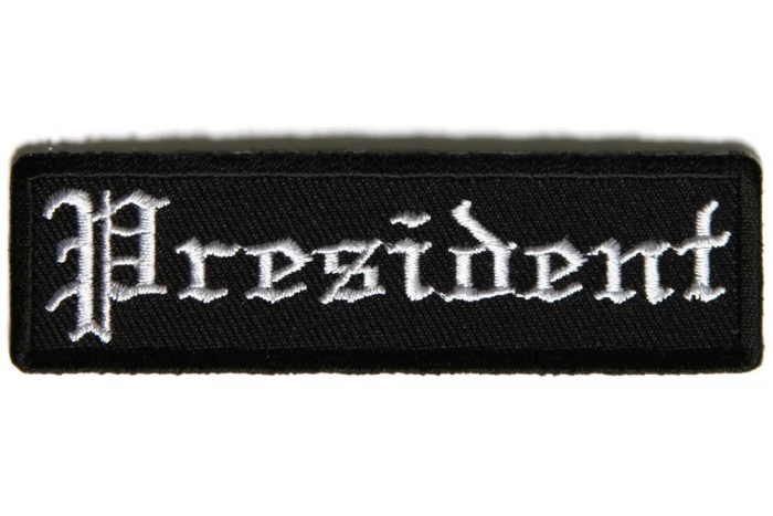 President Patch In Old English