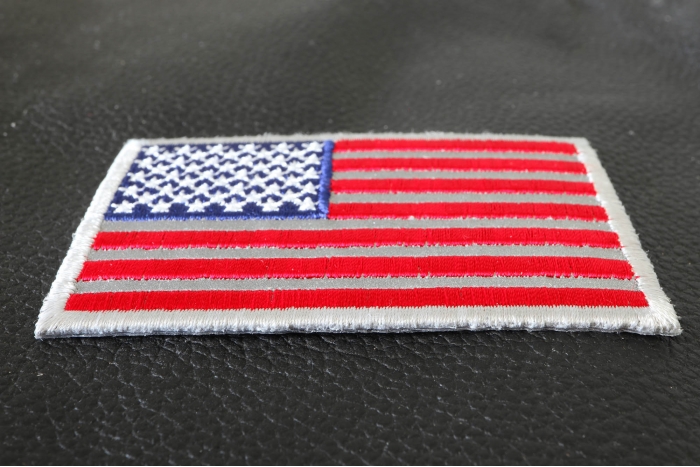 American Flag Reflective Patch | Embroidered Patches by Ivamis Patches