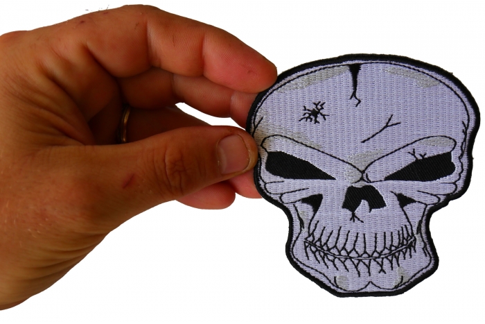 White Skull Patch by Ivamis Patches