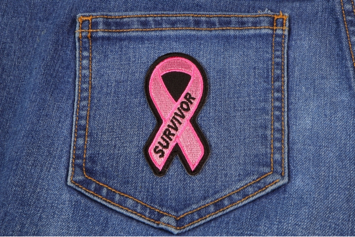Breast Cancer Survivor Pink Ribbon Patch | Support Ribbons -TheCheapPlace
