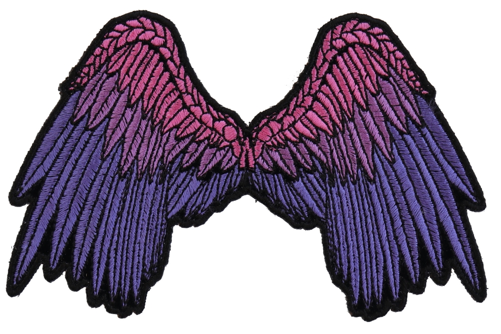 Small Beautiful Angel Wings Pink Patch | Angel Wing Patches -TheCheapPlace