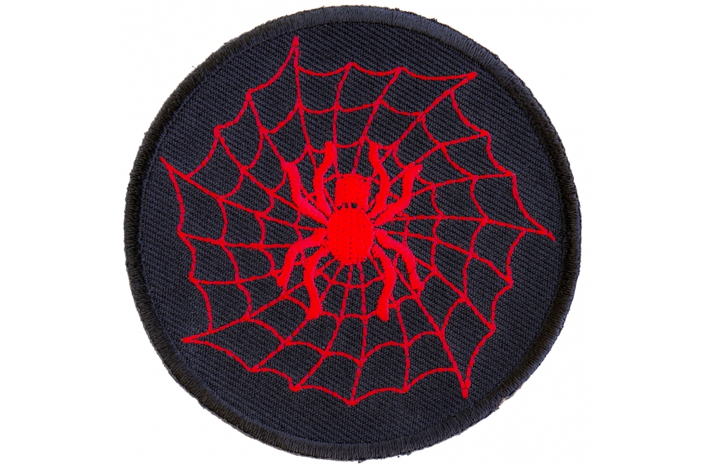 Red Spider and Web Patch | Wild Animal Patches -TheCheapPlace