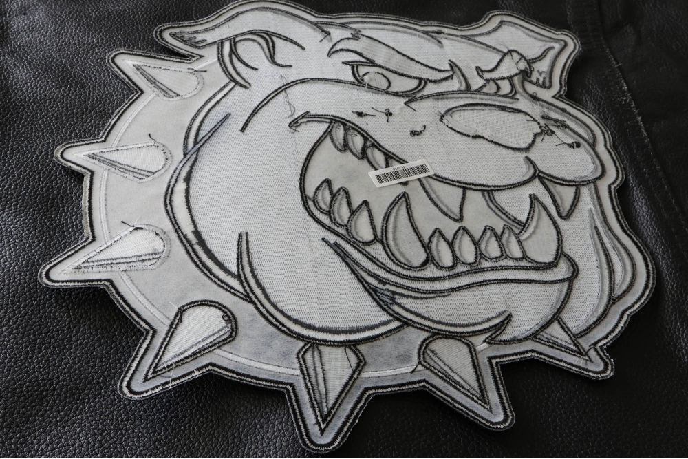 Bulldog Large Iron on Back Patch - TheCheapPlace