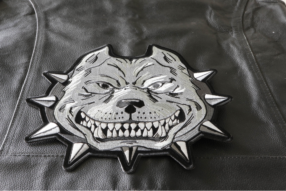 Gray Pitbull Patch - TheCheapPlace