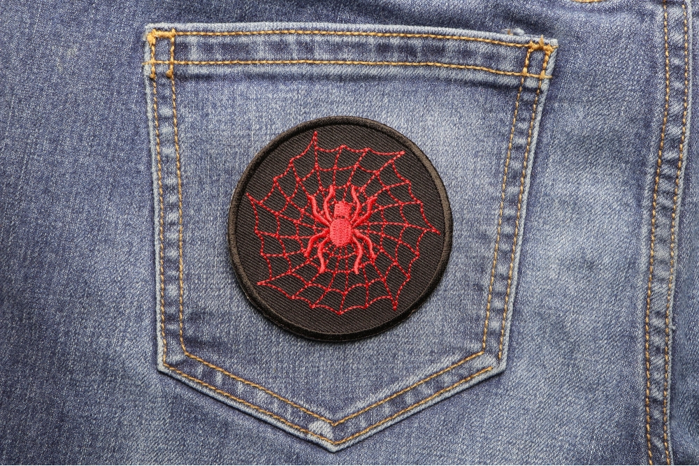 Red Spider and Web Patch | Wild Animal Patches -TheCheapPlace