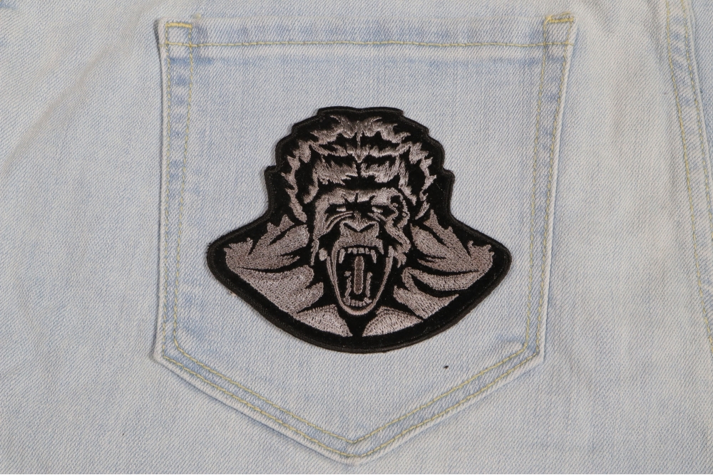 Zombie Gorilla Small Patch | Embroidered Patches