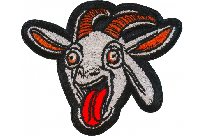 Badge Collectible Police Patches Ram Skull Embroidery Patch – Horned ...