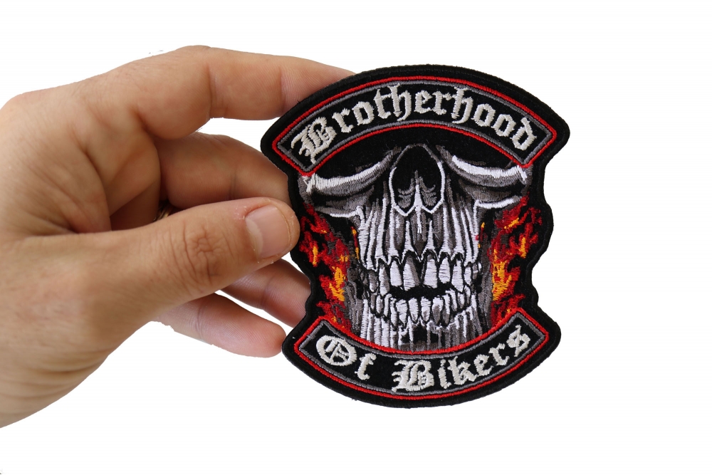 Small Brotherhood Of Bikers Vest Patch | Biker Patches -TheCheapPlace