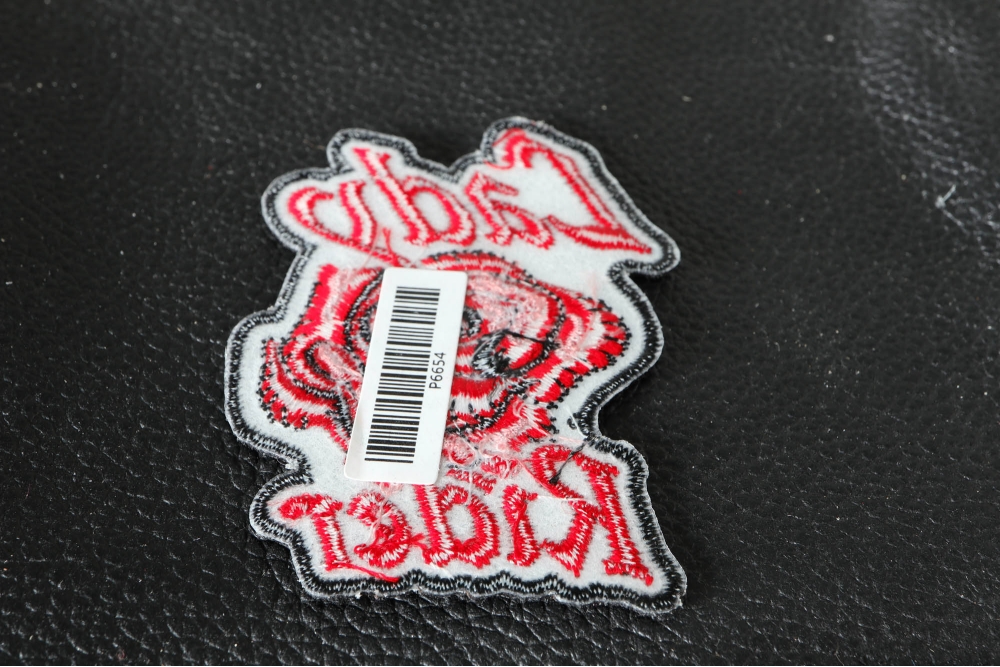 Lady Rider Red Rose Embroidered Iron on Biker Patch - TheCheapPlace