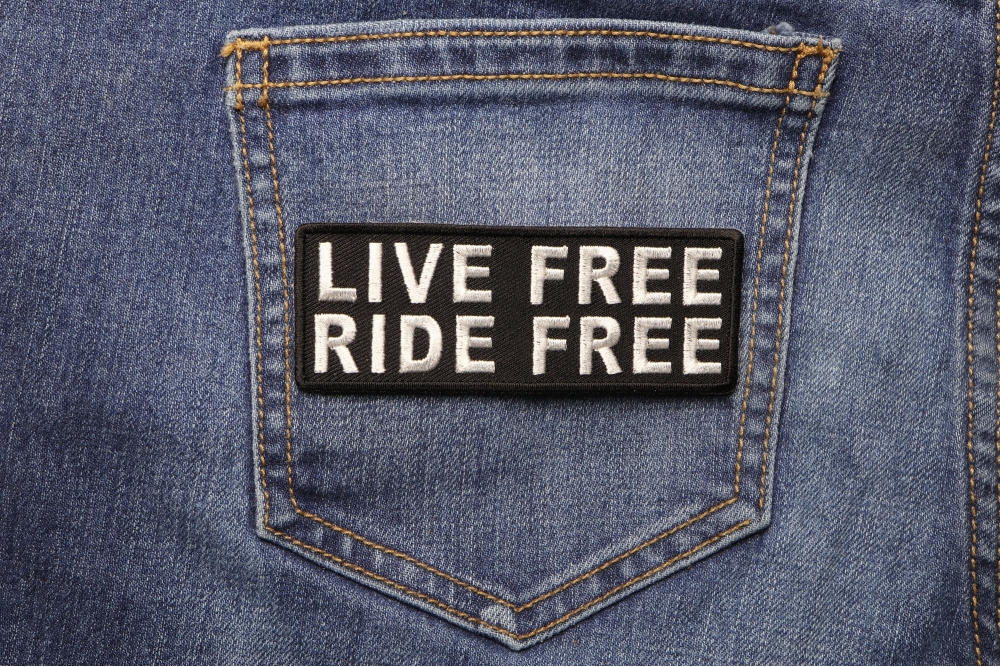 Live Free Ride Free Patch | Biker Patches -TheCheapPlace