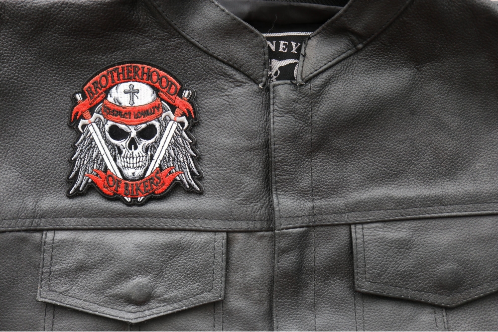 Brotherhood of Bikers Respect and Loyalty Skull Patch - TheCheapPlace