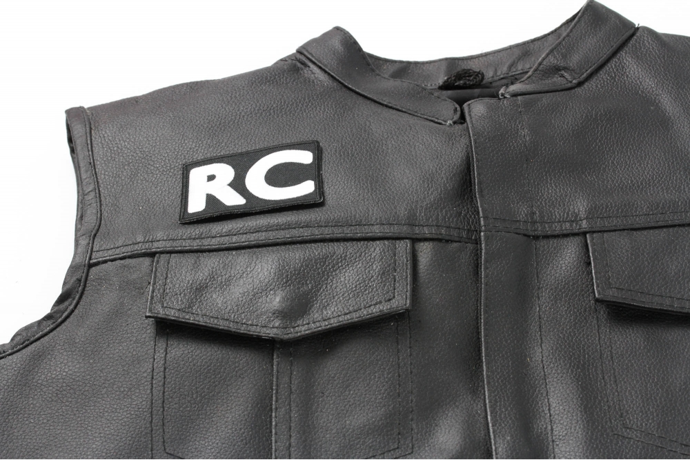RC Patch White | Biker Patches -TheCheapPlace
