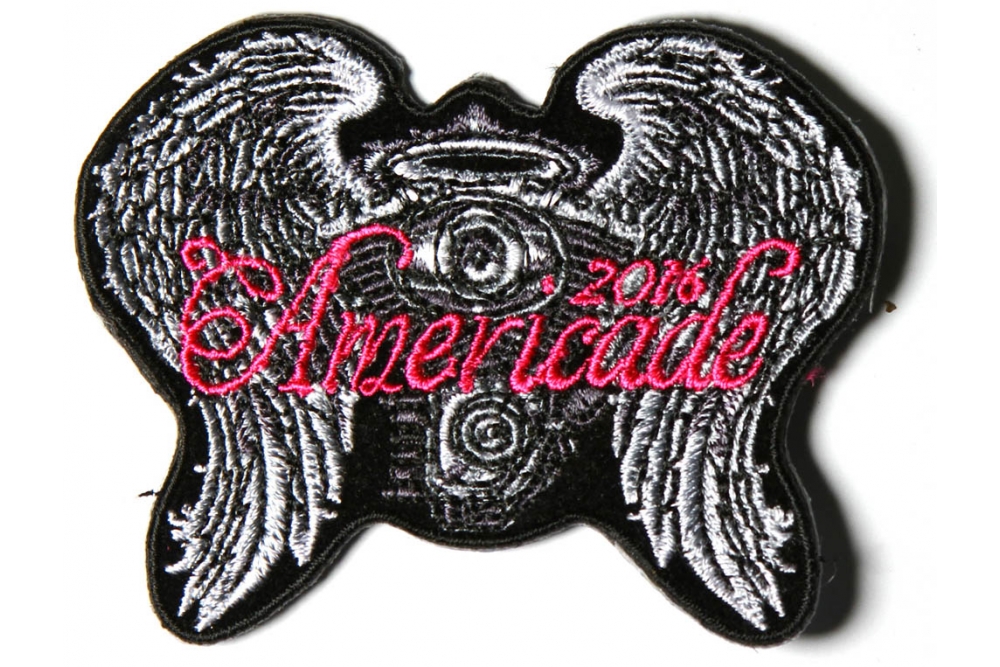 Americade 2016 Bike Week Patch Angel Wings | Rally Patches -TheCheapPlace