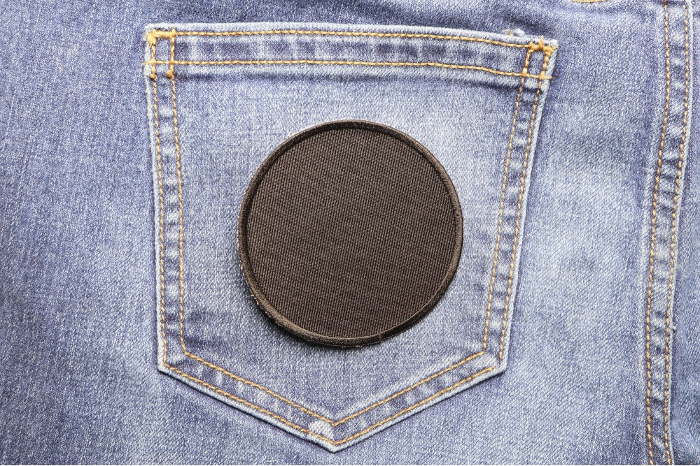 Black 3 Inch Round Blank Patch | Blank Patches -TheCheapPlace