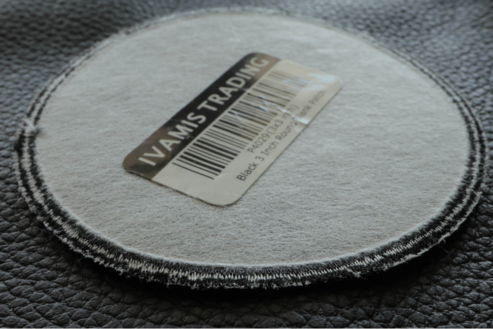 Black 3 Inch Round Blank Patch | Blank Patches -TheCheapPlace