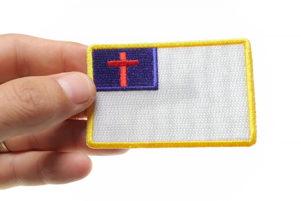 Christian Flag Small Patch | Christian Patches -TheCheapPlace